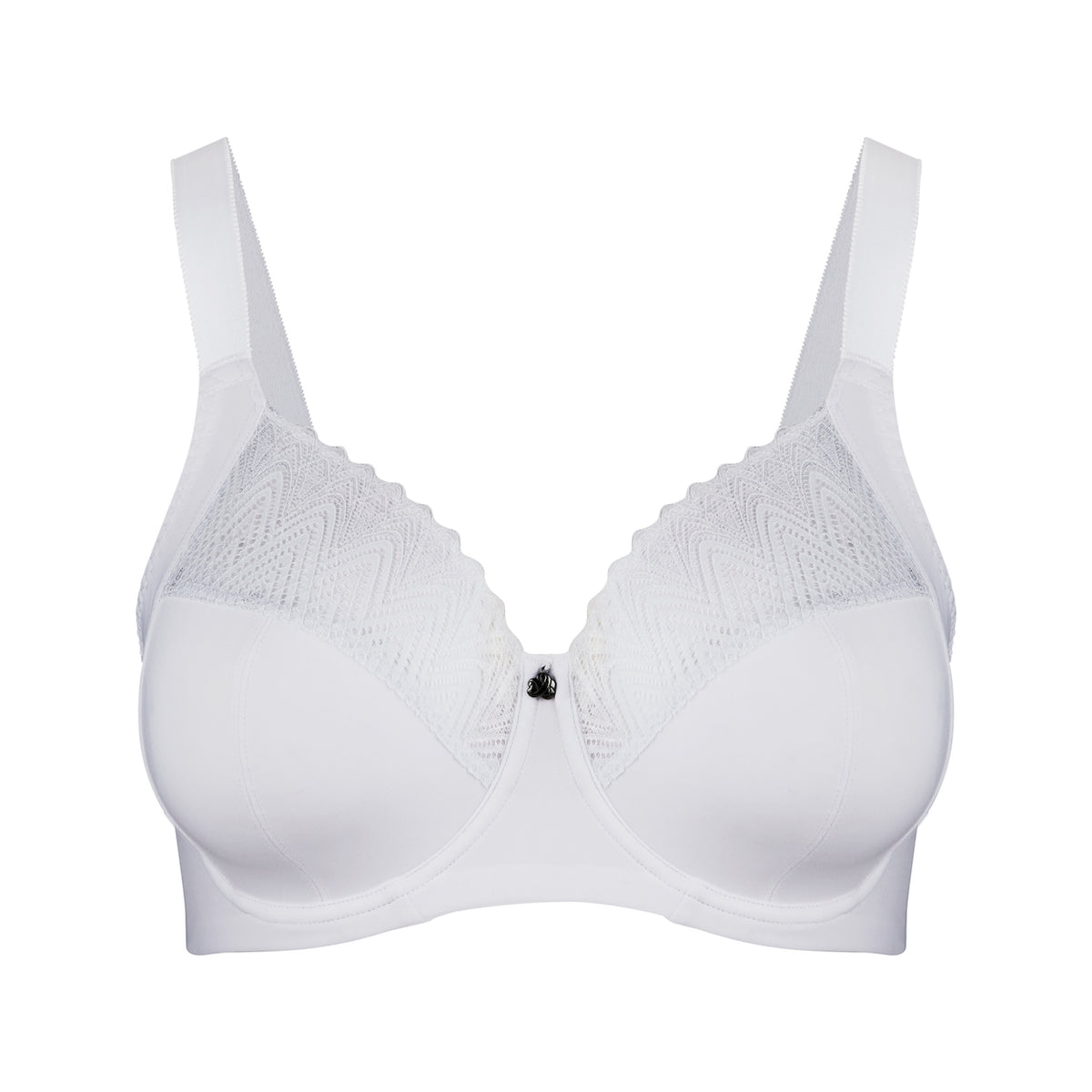 Willow Lace Full Cup Bra - White | Rose & Thorne